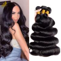 China Wholesale 100% Brazilian Cuticle Aligned Cheap Natural Black Body Wave Unprocessed Raw Virgin Human Hair Bundles for sale