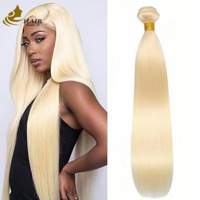China 613 Blonde Color 100% Human Hair Virgin Extension Straight Bundle for sale