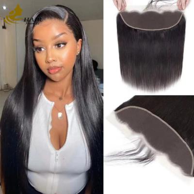 China 13*4 Frontal Handmade Lace Closures 100% Human Hair Front Lace Closure for sale