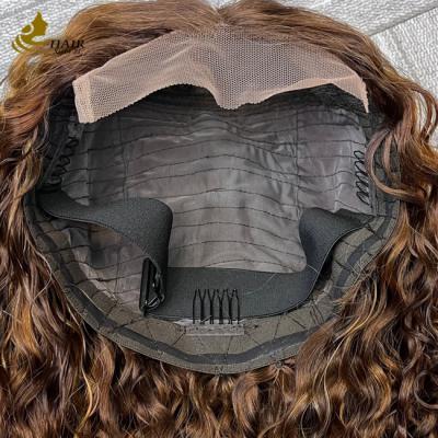 China Wholesale Glueless Full hd Lace Front Wig Virgin Indian Hair Wigs Raw Cuticle Aligned Virgin Human Hair Wigs for sale