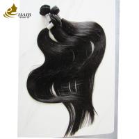 China 30inch Natural Black Straight Double Drawn Raw Unprocessed Vietnamese Virgin Human Hair Bundles With Closure for sale