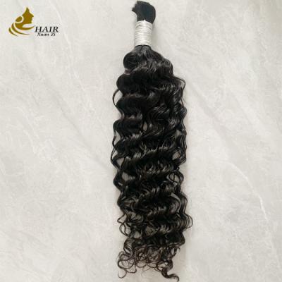 China Natural Braiding Hair No Weft Raw Vietnamese Virgin Human Hair Bulk For Braiding for sale