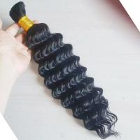China Can Be Restyled Yes 100 Human Hair Bulk Elastic Band Bundle Style 100 Percent Human Hair for Professional Hair Extensions and Styling for sale