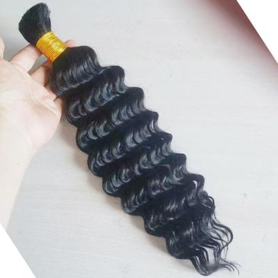 China Can Be Restyled Yes 100 Human Hair Bulk Elastic Band Bundle Style 100 Percent Human Hair for Professional Hair Extensions and Styling for sale