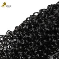 China Hair Products Factory Wholesale Kinky Curly Human Hair Bundles 10~30 Inch for sale