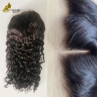China Premium Quality Vietnamese Human Hair Glueless Kinky Curl Lace Front Wig for sale