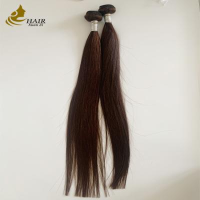 China 24inch 4# Color Straight 100% Virgin Human Hair Bundles For Sale for sale