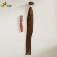 China 100% Cuticle Aligned Remy Hair Natural Black Human Hair Weft Bundles for sale