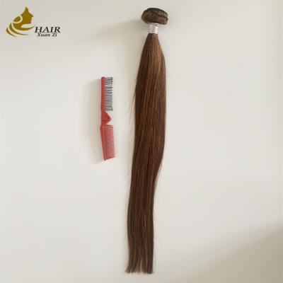 China 100% Cuticle Aligned Remy Hair Natural Black Human Hair Weft Bundles for sale