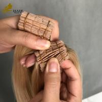 China Punched Belt Hair Extensions / 100% Human Hair Belt Extensions for Length & Volume for sale