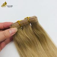 China Punched Belt Hair Extensions / 100% Human Hair Belt Extensions for Length & Volume for sale