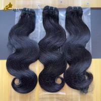 China 15A high grade natural black body wave 100% virgin human hair bundles for sale for sale