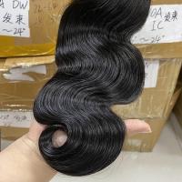 China 15A high grade natural black body wave 100% virgin human hair bundles for sale for sale