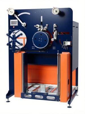 China 2500W High Volume PET Strapping Band Machine with 800MM Winding Diameter and 8-32MM Rewind Range for sale