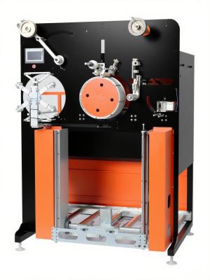 China HMI Touchscreen PET Strapping Making Machine 800MM Maximum Winding Diameter 2.5KW Power Industrial Strapping Winder for sale