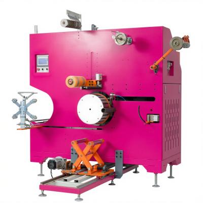 China Heavy Duty Automated PET Strap Winder 32MM Electric Coil Winding Machine for sale