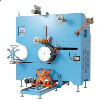 China Reinforced Structure Automated PET Strap Winder 32MM Electric Coil Winding Machine for sale