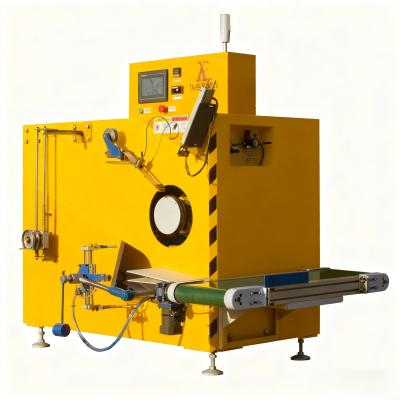 China Industrial 500MM PP Band Strapping Machine with 400KG Frame and 0.6MPa Operation for Packaging Lines for sale