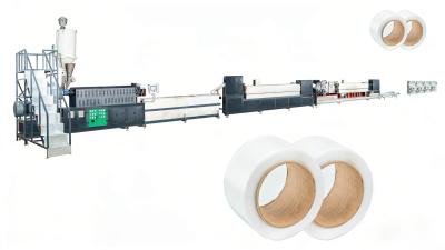 China Heavy Duty Strapping Extrusion Equipment 150kg H Twin Screw Extruder Energy Saving Durable Design for sale