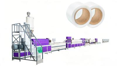 China Heavy Duty Strapping Extrusion Equipment 150kg H Twin Screw Extruder Consistent Output Reliable Performance for sale