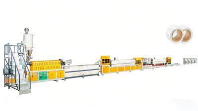 China Heavy Duty Strapping Extrusion Equipment 150kg H Twin Screw Extruder Smooth Plasticizing High Speed for sale