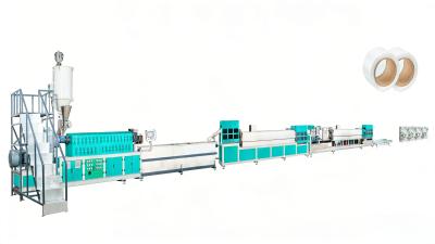 China Heavy Duty Strapping Extrusion Equipment 150kg H Twin Screw Extruder Energy Efficient Consistent Performance for sale