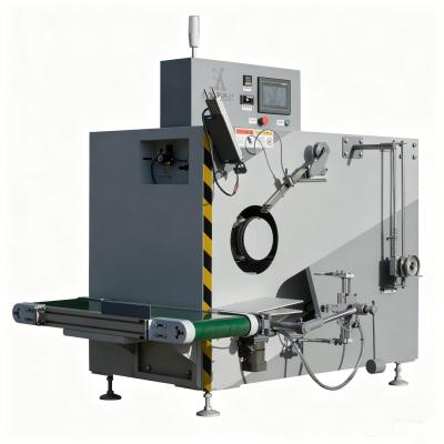 China 2100mm 2200mm Size Pet Strap Automatic Coil Winding Machine High Speed Stable Operation Lashing Strap Winders for Electrical Motor Use for sale