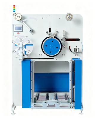 China Standard Dimension Pet Strap Automatic Coil Winding Machine Smooth Operation High Efficiency Lashing Strap Winders for Electrical Motor Assembly for sale