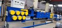 China Reliable Dimension Preset PET Strap Processing Machine with Round The Clock Operating Character Low Surface Friction for Packaging Band Fabrication for sale