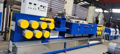 China Reliable Dimension Preset PET Strap Processing Machine with Round The Clock Operating Character Low Surface Friction for Packaging Band Fabrication for sale
