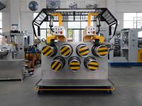 China Consistent Dimension Locking PET Strapping Band Machine with Long Duration Running and Low Surface Contact Wear for PET Strap Processing for sale