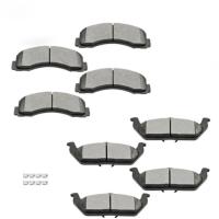 China OE D1012 D1414 Front/Rear Disc Ceramic Brake Pad Set with Hardware for F-150 2010-2011 AL3Z-2001-A BL3Z-2200-A Car Brake for sale
