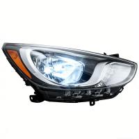 China ARESMRON High Brightness Blue LED Headlight Head Lamp Assembly OE 92102-1R010  for Hyundai Accent 2011-2014 12V Voltage for sale