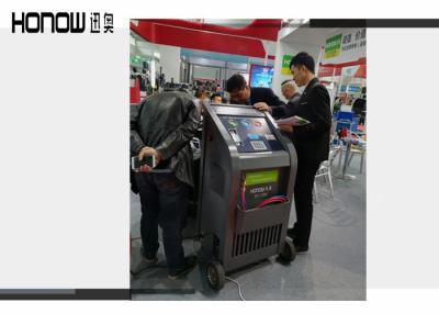 China 4S Shop Garage Automotive AC Recovery Machine Flushing And Cleaning Equipment for sale