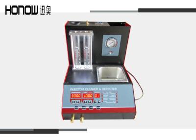 China 2 Jars Fuel Injector Service Machine , Ultrasonic Injector Cleaner Machine for sale