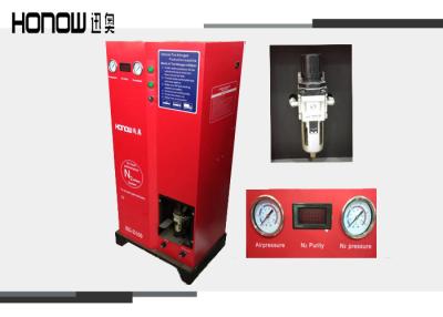 China Gas N2 Generator Nitrogen Inflator Machine 60L Tank Capacity Manual Operation Mode for sale