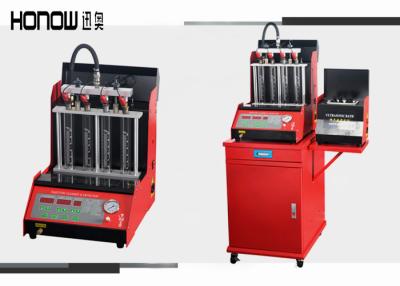 China Red Full Automatic Injector Ultrasonic Cleaning Machine Nozzle Test Equipment for sale