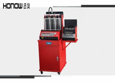China Gasoline Injector Flow Test Machine , Injector Cleaner And Tester Analyzer for sale