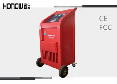 China Automatic Automotive AC Recovery Machine Double Stage 2L Pump Vacuum Recharge Device for sale