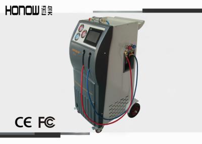 China Touch Screen Automotive AC Recovery Machine Flushing / Cleaning / Charge Fully Automatic for sale