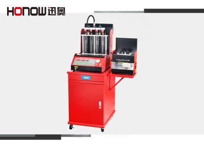 China Red Full Automatic Injector Ultrasonic Cleaning Machine Nozzle Test Equipment for sale