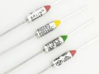 China ARF Temperature Fuse F00 Series With H90 Copper Shell And Silver Contacts Offering Temperature Protection for sale