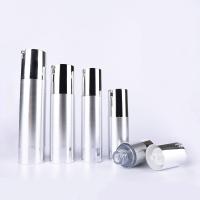 China Lightweight Silver Plastic PP Airless Pump Bottle For Cosmetic Foundation for sale