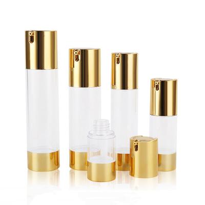 China Plastic Empty Airless Lotion Pump Bottles Facial Serum Packaging 15ml 30ml 50ml for sale