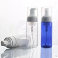 China Clear Empty Plastic Foam Pump Bottle 1oz 2oz 3oz For Pet Facial Cleanser Mousse for sale