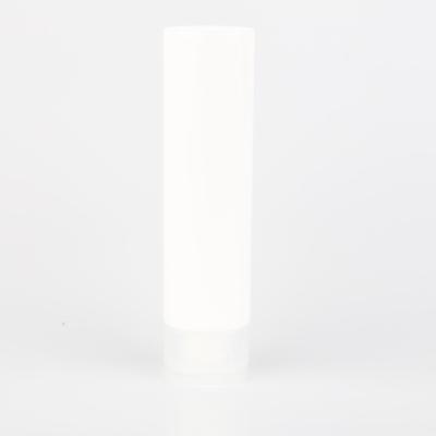 China White Cosmetic Soft Plastic Tube Label Body Lotion Tube With Flip Top Cap for sale