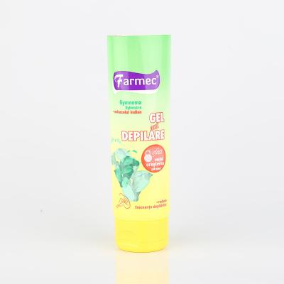 China Plastic Open Ended Cosmetic Hand Cream Lotion Squeeze Tube 100ml With Screw Top Lid for sale