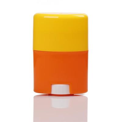 China 15ml 0.5oz Essential Paste Roller Plastic Bottle Oval Roll On Bottles For Perfume for sale