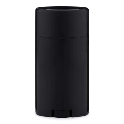 China 90ml Empty PP Plastic Roll On Bottles Portable Travel Deodorant Roll On Oval Container Outdoors for sale