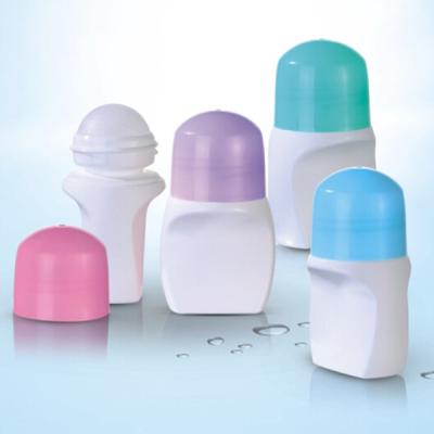 China 60ml 2oz Refillable Plastic Essential Oil Empty Roll On Bottle For Deodorant Container for sale